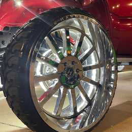 Quad Row White Wheel Lights – Wheel Light Express